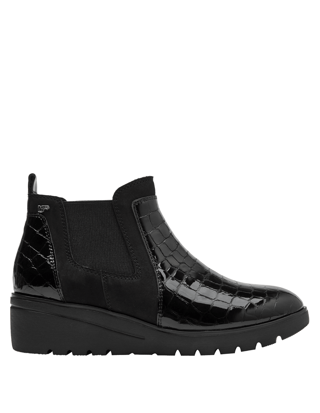 Botín Chelsea de Charol para Mujer de 16HRS