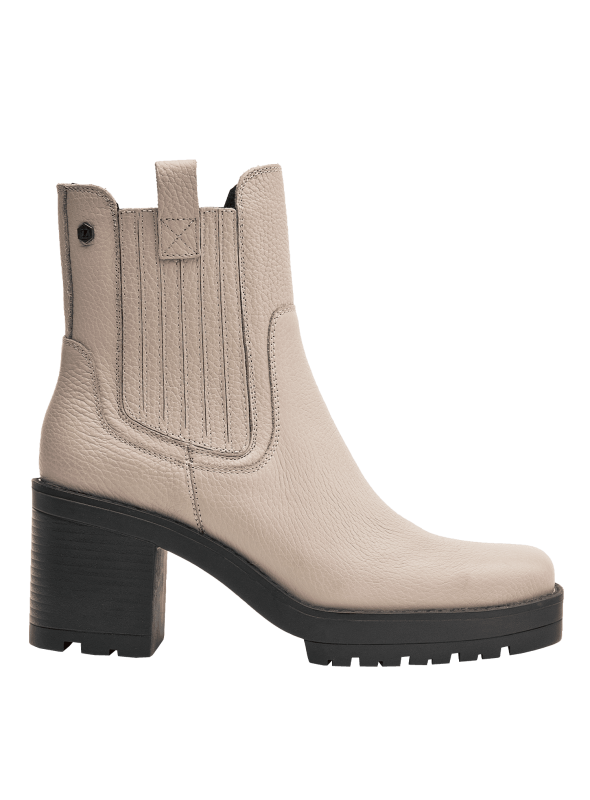 Botines Chelsea de cuero casuales para mujer - Compra ahora.